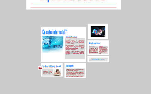 Importanta internetului by Andreea Micu on Prezi