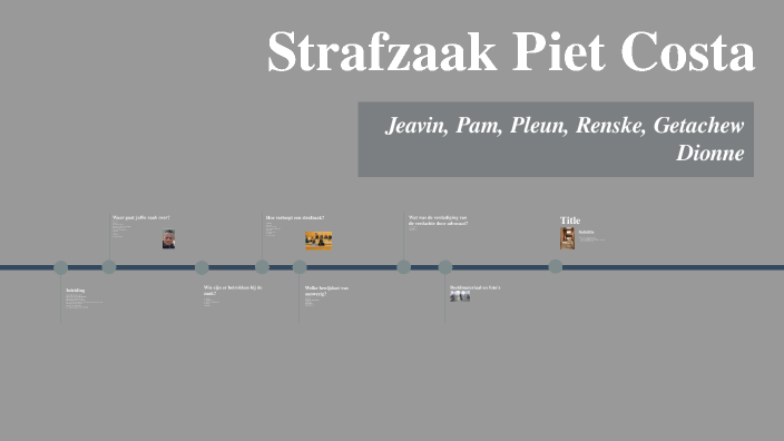 strafzaak Piet Costa by dionne moors on Prezi