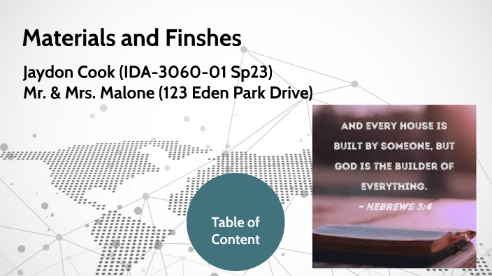 Materials and Finshes by Jaydon Cook on Prezi