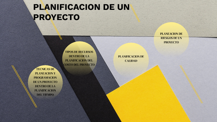 PLANIFICACION DE UN PROYECTO by KAREN FABIOLA ESPITIA LANCHEROS on Prezi