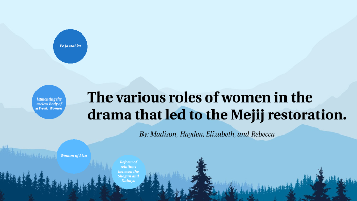 Womens Roles in the Meiji Restoration by Rebecca Skinner on Prezi