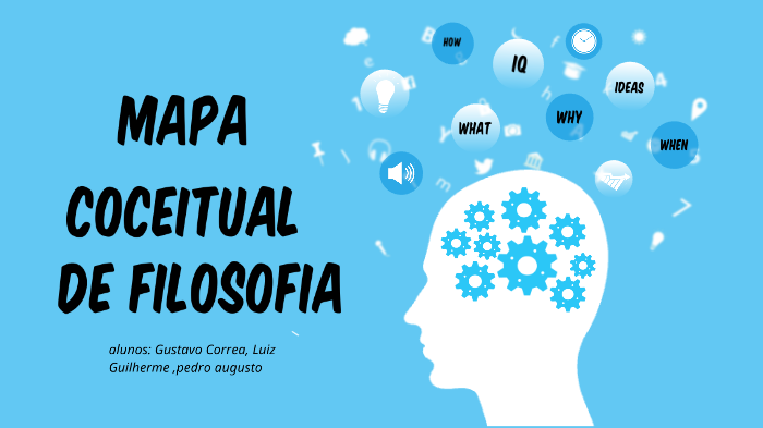mapa conceitual de filosofia by LUIZ GUILHERME RIBEIRO DE MORAES