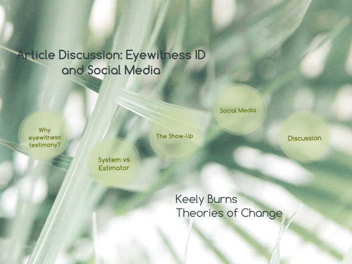 Article Discussion by Keely Burns on Prezi