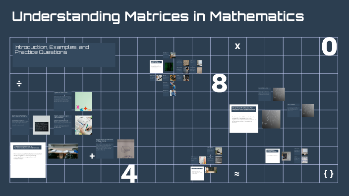 Understanding Matrices in Mathematics by Mathi Vathanan on Prezi