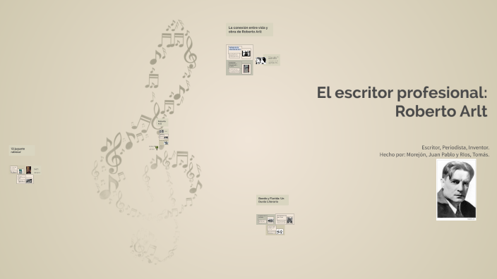 Infografía sobre Roberto Arlt by Juan Pablo Morejón on Prezi