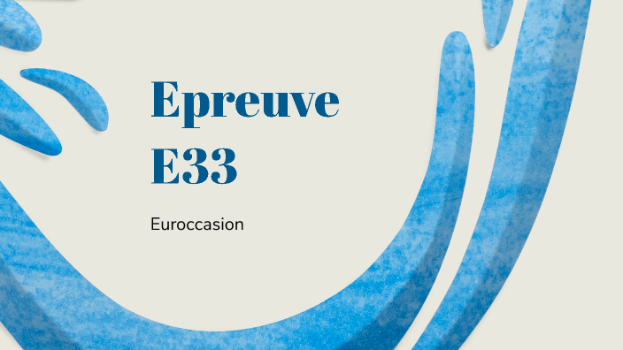 Epreuve E33 by Stefan Joita on Prezi