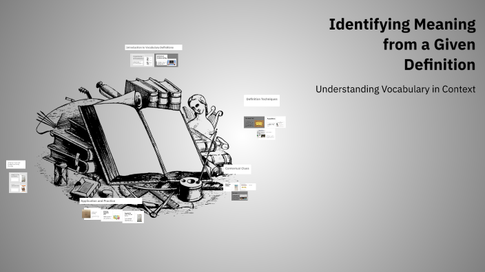 Identifying Meaning from a Given Definition by silvia bonilla on Prezi