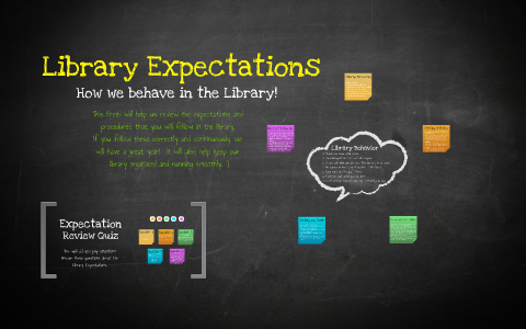 Library Expectations by Leslie Williams on Prezi
