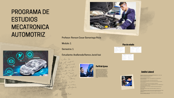 PROGRAMA DE ESTUDIOS MECATRONICA AUTOMOTRIZ by Jeziel Isai AVELLANEDA ...