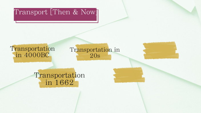 Transport [then and now] by Ayesha on Prezi