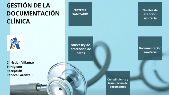 Gestión de la documentación clínica by christian villamar huertas on Prezi