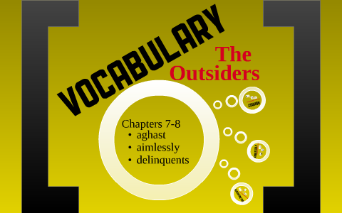 The Outsiders Vocabulary Ch 7-8 by Carla Whitaker on Prezi