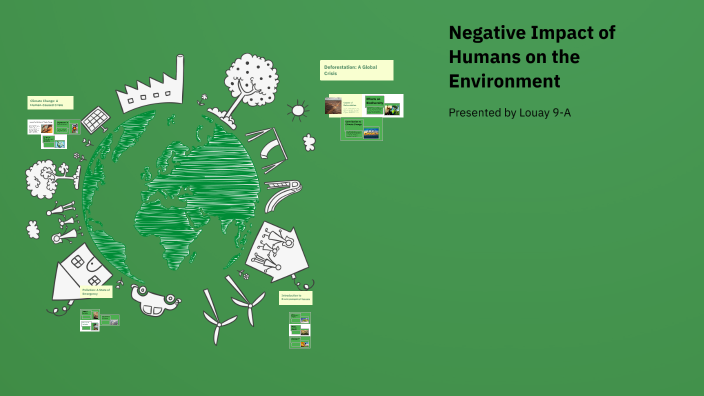 Negative Impact of Humans on the Environment by Louay Mostafa on Prezi