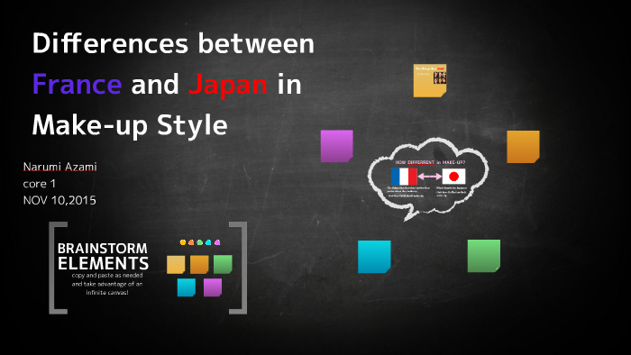 Difference between France and Japan in Make-up Style by 浅見 成美 on Prezi
