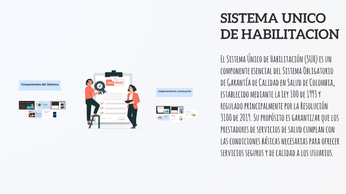 SISTEMA UNICO DE HABILITACION by Alejandra Losada on Prezi