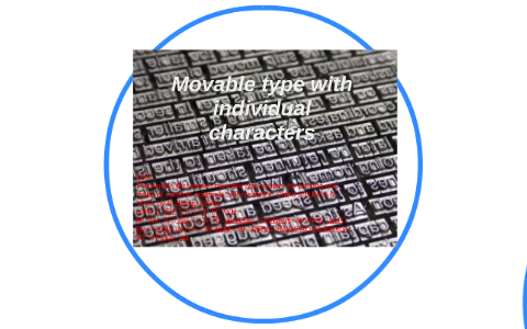 Movable type with individual characters by marquis kelly on Prezi