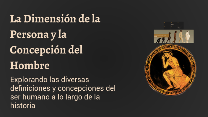 La Dimensión de la Persona y la Concepción del Hombre by Alejandro ...