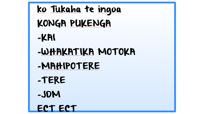 NGA MAHI by Tukaha wi-parata on Prezi