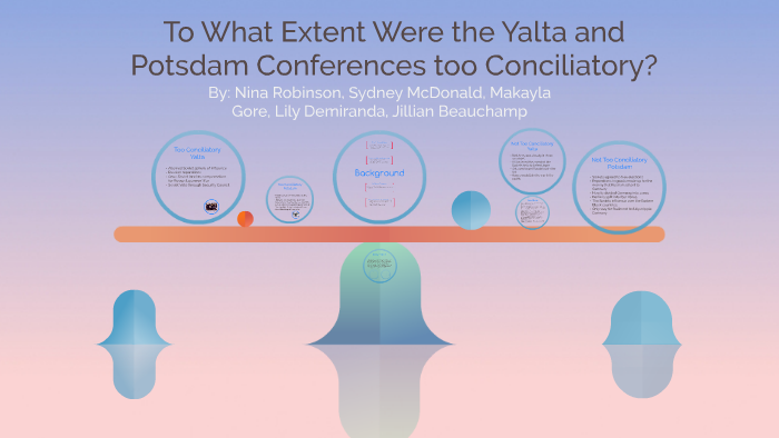 Yalta and Potsdam Conferences by Sydney McDonald
