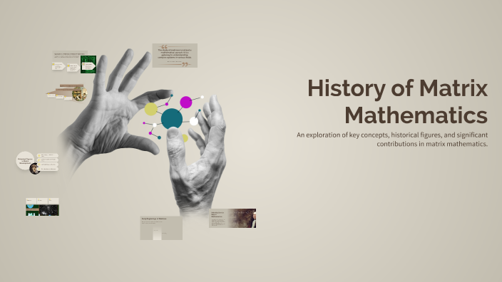 History of Matrix Mathematics by Onash Shiwakoti on Prezi