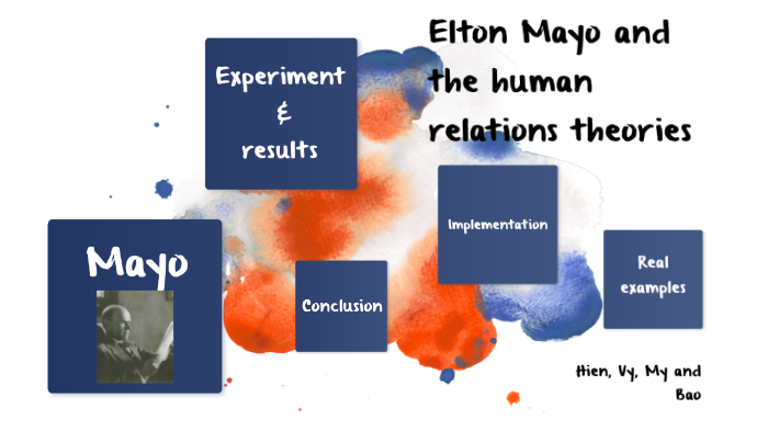 Elton Mayo and the human relations theories by Bảo Nguyễn on Prezi