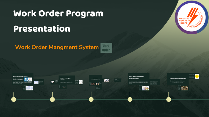 Work Order Program Presentation by Ali Ahmed on Prezi