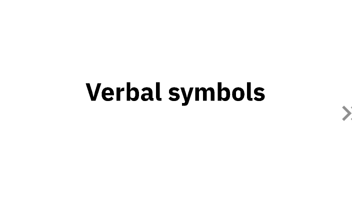 Verbal symbols by Yzel Valderama on Prezi