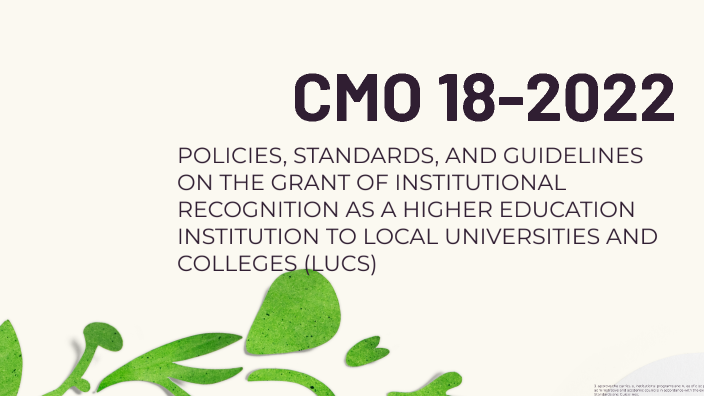 CMO 18-2022 by Star Gazer on Prezi