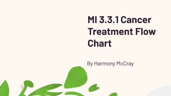 MI 3.3.1 Cancer Treatment Flow Chart by Harmony McCray on Prezi