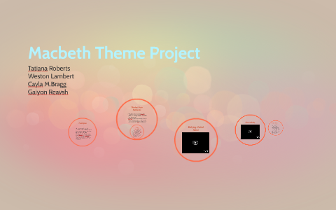 Macbeth Theme Project by Cayla Bragg on Prezi