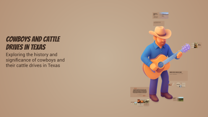 Cowboys and Cattle Drives in Texas by Brilynn Fischer on Prezi