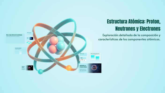 Estructura Atómica: Proton, Neutrones y Electrones by Candela Pérez on ...