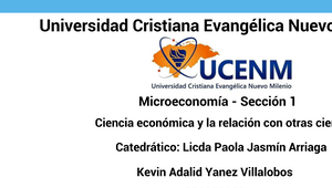 Economía y su relación con otras ciencias by Kevin Yanez on Prezi Design