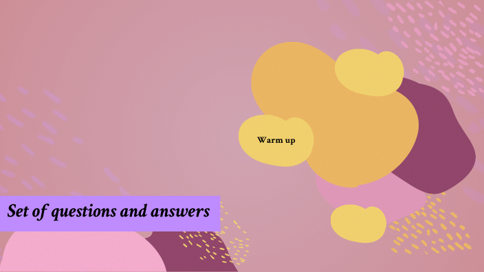 Set of questions and answers by Gigi Escobar G. on Prezi