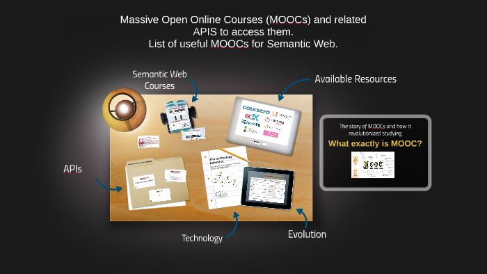 Massive Open Online Courses (MOOCs) and related APIS to access them ...