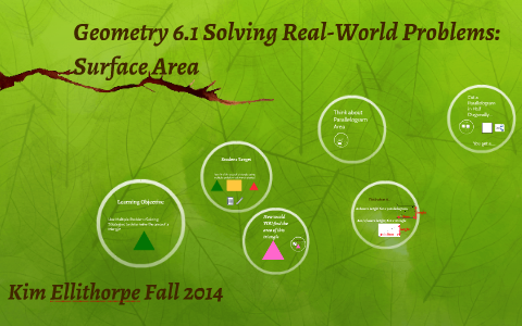 Geometry 6.1 Solving Real-World Problems: Surface Area by Kim Sperry