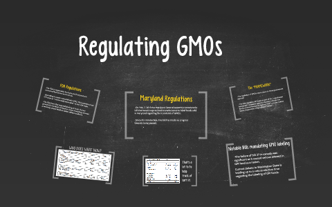 Regulating GMOs by Jeremy McCord