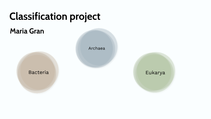 Maria gran Classification project by maria gran on Prezi