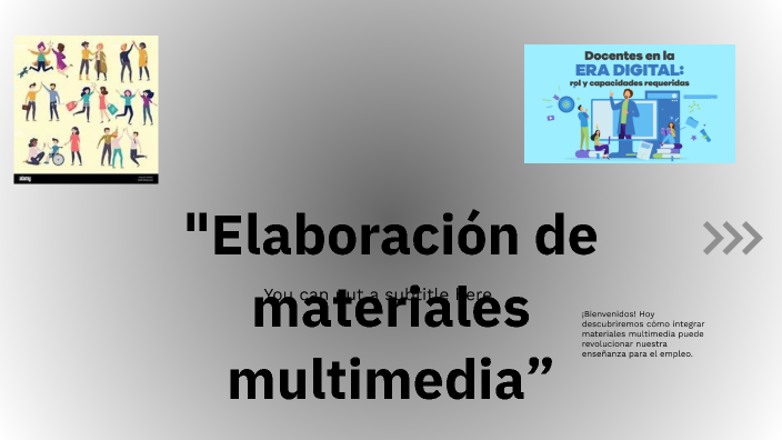 "Elaboración de materiales multimedia” by manuel gonzalez on Prezi