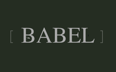 Babel Diagram by julao montemayor