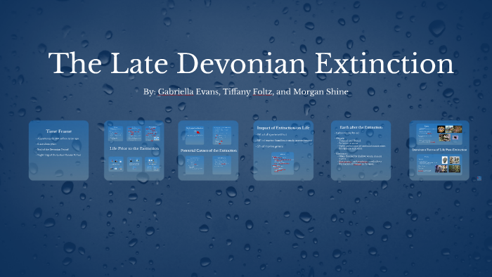 The Late Devonian Extinction by Morgan Shine