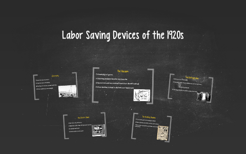 Labor Saving Devices of the 1920s by Jara Mundy on Prezi
