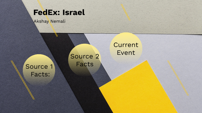 FedEx Project - Israel by Akshay Nemali on Prezi