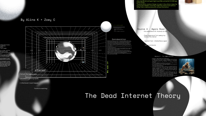 Dead internet theory by Zoey C on Prezi