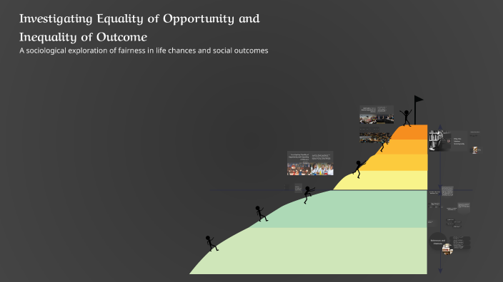 Investigating Equality of Opportunity and Inequality of Outcome by ...
