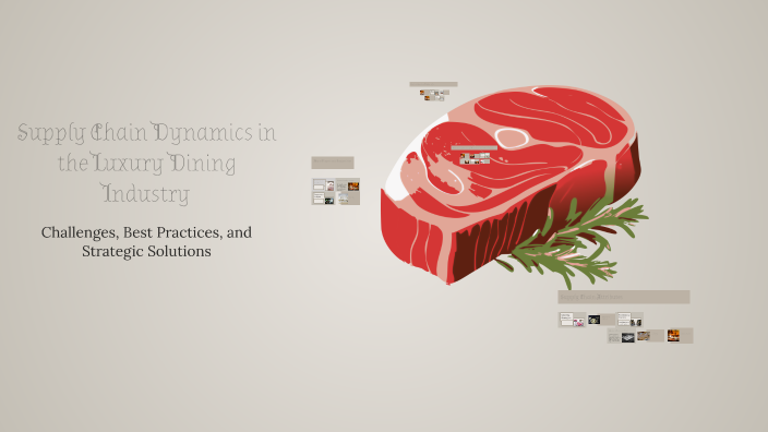 Supply Chain Dynamics in the Luxury Dining Industry by Yashaswini ...