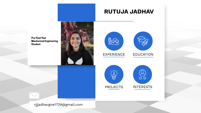 Resume by RUTUJA JAGANNATH JADHAV SVNIT on Prezi