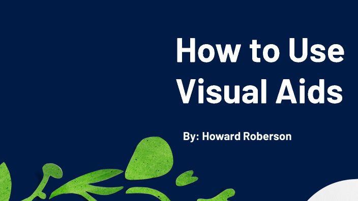 Speech Visual Aids by Howard Roberson on Prezi