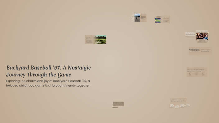 Backyard Baseball '97: A Nostalgic Journey by Christian Regalado on Prezi