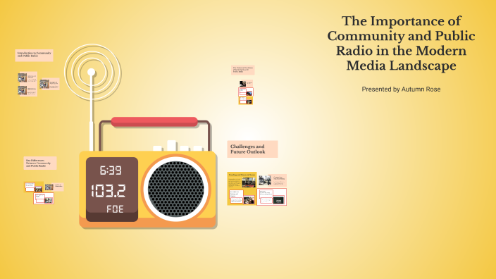 The Importance of Community and Public Radio in the Modern Media ...